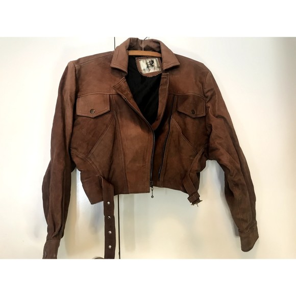 Jackets & Coats | Genuine Leather Cowboy Jacket Hecho En Mexico Size S ...